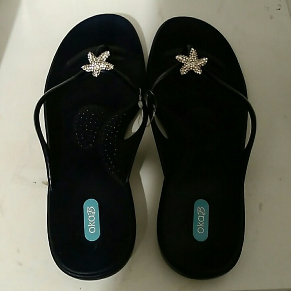 OKa B | Shoes | Oka B Black Sandals | Poshmark